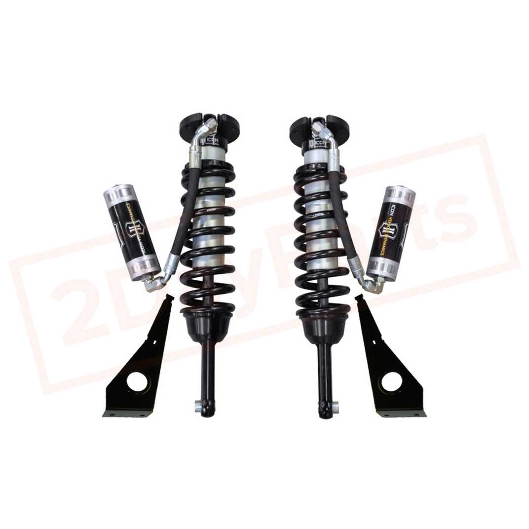 ICON Remote Reservoir Front Coilover Shock Kit for Toyota 4Runner 2003 ...