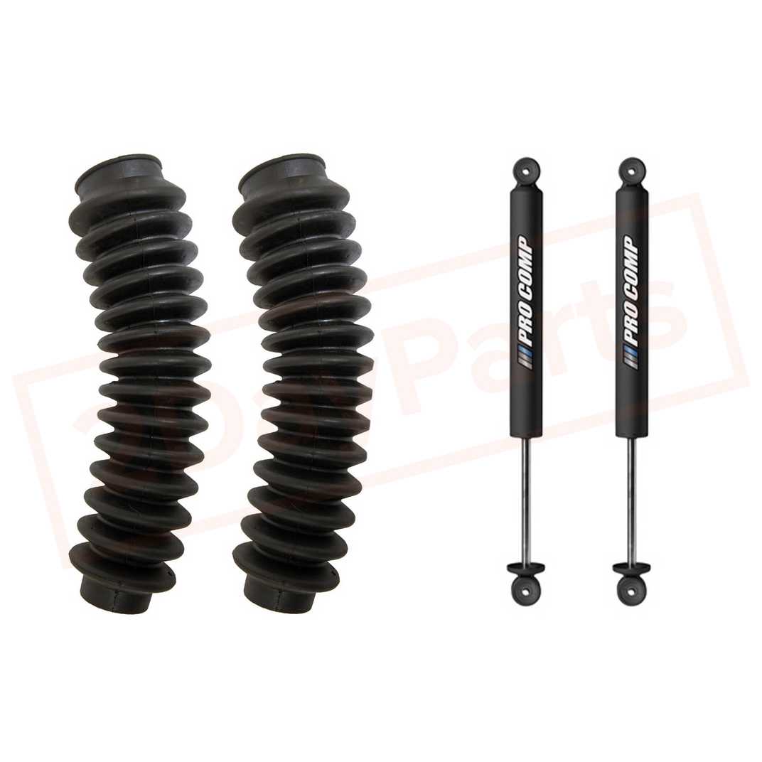 Kit 2 Pro Comp 4-6" Shocks & Boots for Chevrolet Suburban 2500 92-98 ...