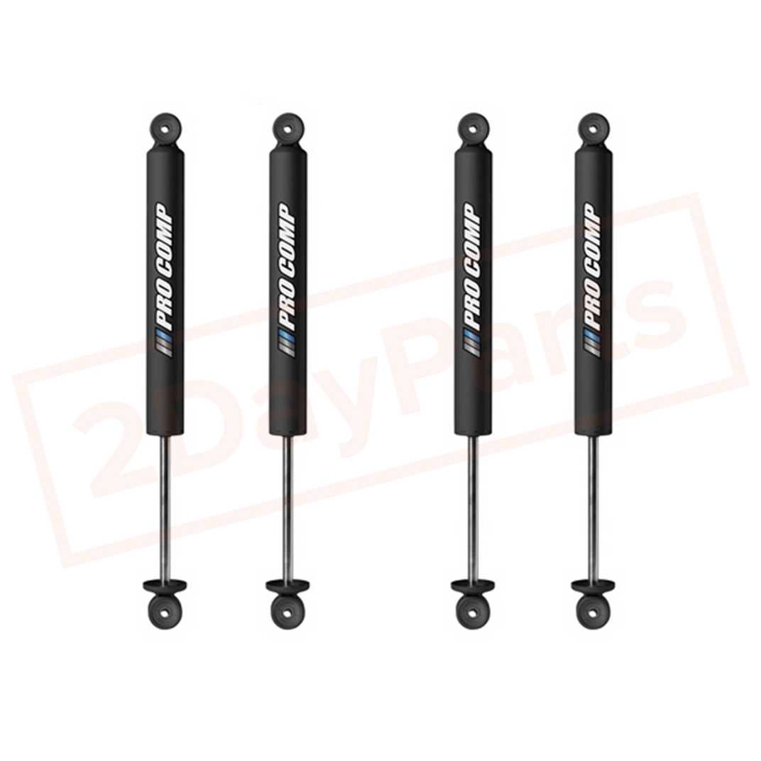 Kit 4 Pro Comp Pro-X 6" Lift shocks for Chevy Silverado K1500HD 01-06 ...