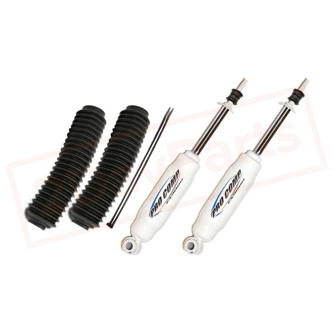 Kit of 2 Pro Comp Rear Gas Shocks & Boots for Toyota Tacoma 2005-15 4WD ...