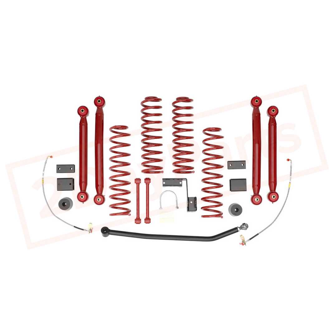 Rancho Suspension 4" Lift Kit for 07-15 JEEP WRANGLER RUBICON 4WD Lift ...